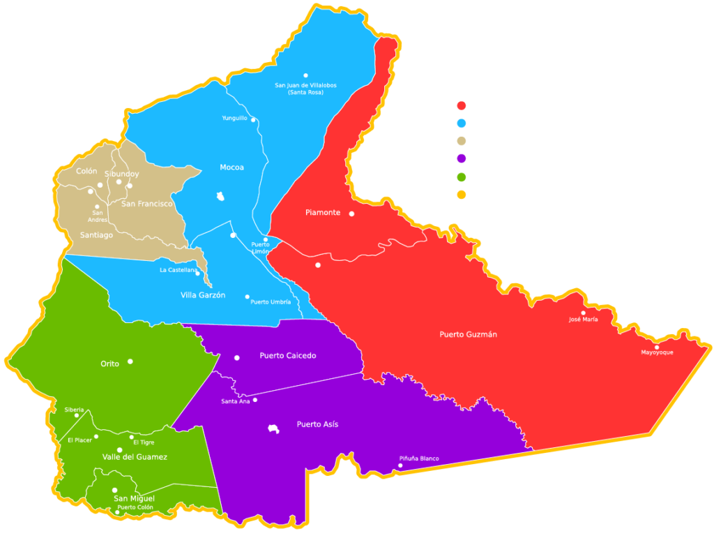 Vicarías Foráneas • Diócesis de Mocoa - Sibundoy